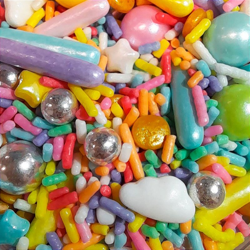 Confeito Decorativo - Fairy Sprinkles - Sortido - 150g - 1 UN - Rizzo ...