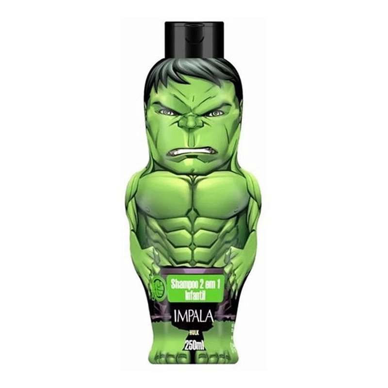 Shampoo Infantil - 2 em 1 - Hulk - Impala - 250ml - 1 Un - Rizzo ...