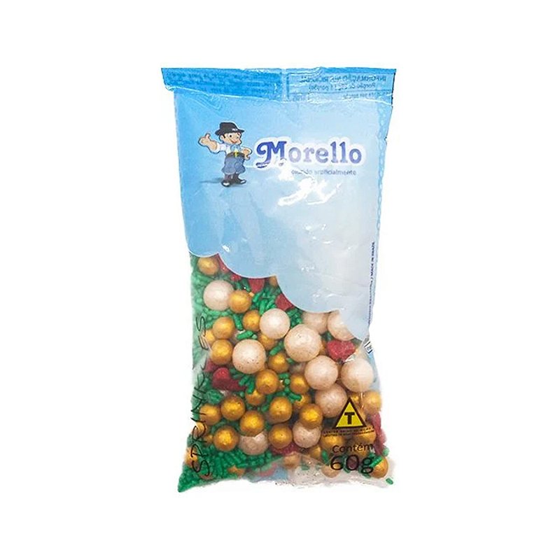 Confeitos Sprinkles de Natal | - Noel - 1 unidade - Morello - Rizzo ...