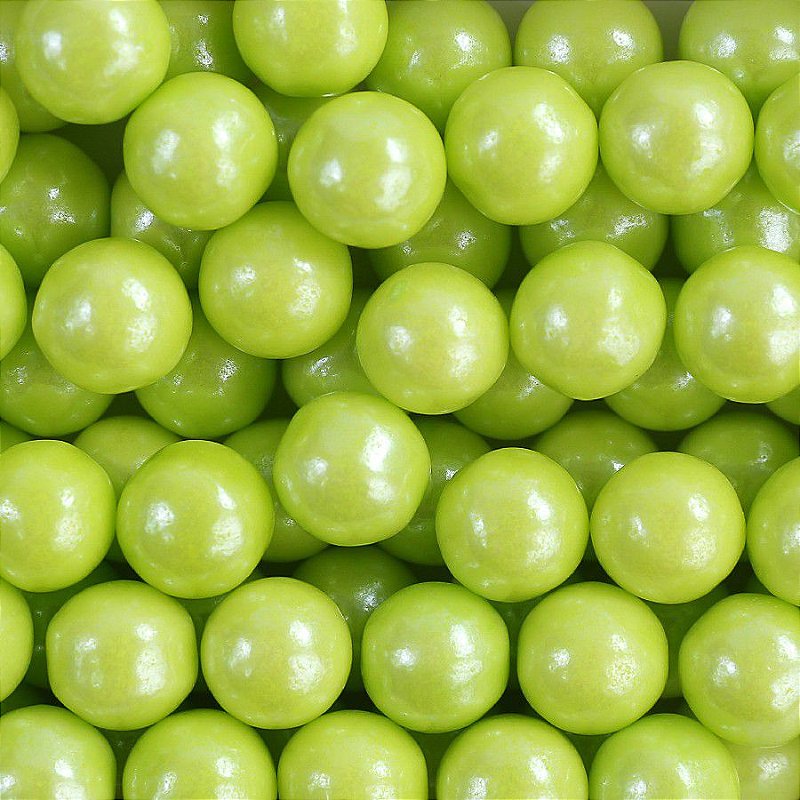 Confeito Beads Perolizado Verde - 10mm - 1 unidade - Cromus Linha ...