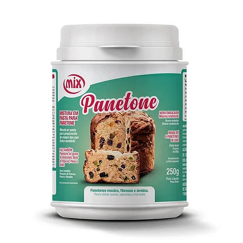 Preparo para Panetone Pasta 250g - Mix - Rizzo - Rizzo Embalagens