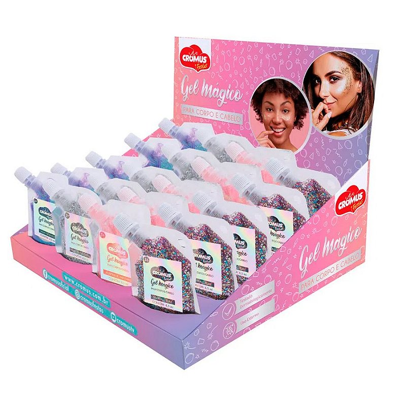 Gel Mágico - Sortido - 1 caixa - 32 unidades - Cromus - Rizzo - Rizzo ...