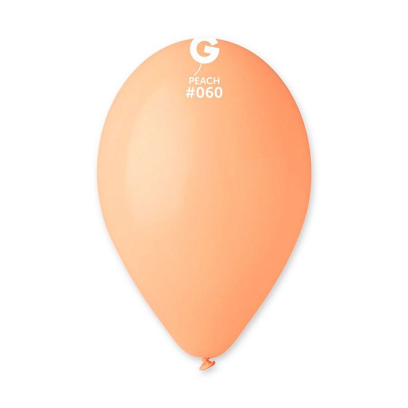 Balão de Festa Látex Liso - Peach (Pêssego) #060 - Gemar - Rizzo ...
