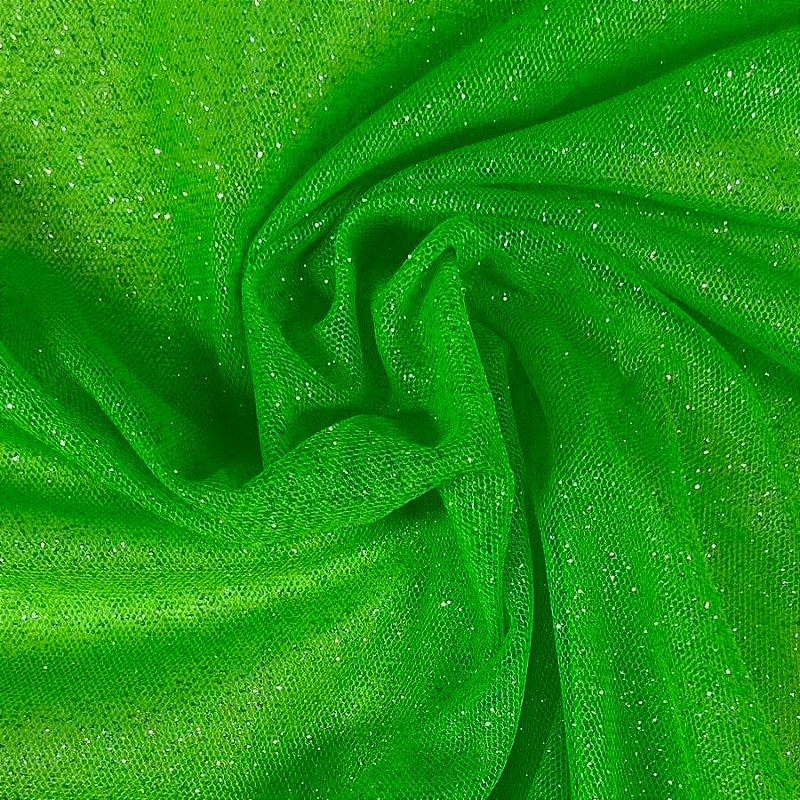 Tule Metalico - Verde Limão - 48cm x 10m - 1 unidade - Regina - Rizzo ...