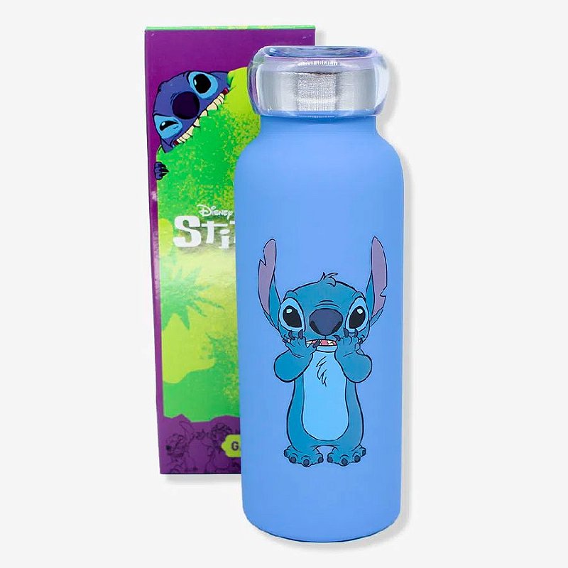 Garrafa Térmica Stitch "Impressionado" - 500ml - 1 unidade - Zona ...