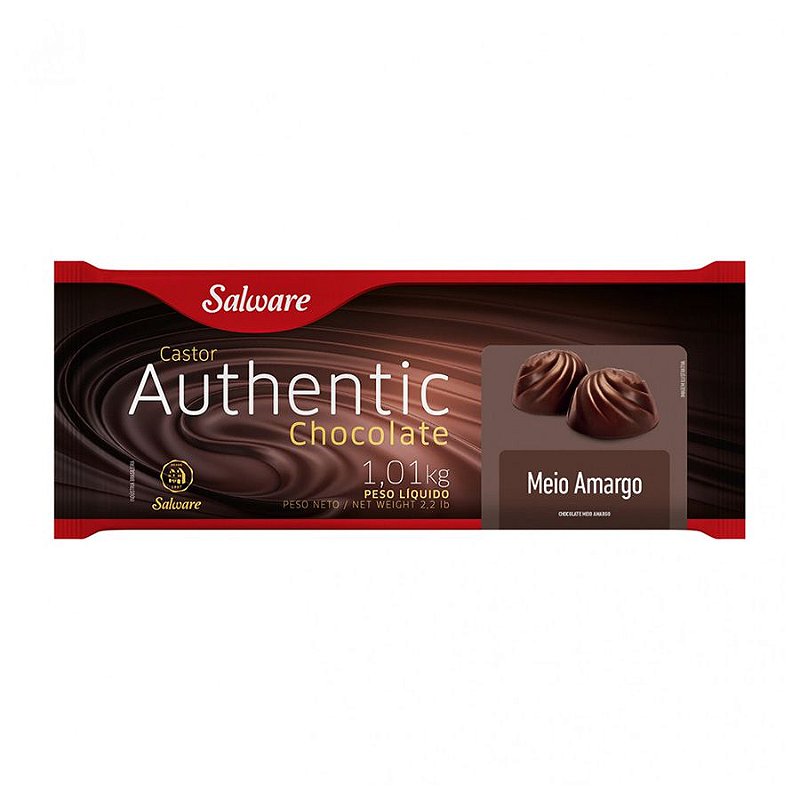 Chocolate Salware - Chocolate Meio Amargo - Authentic - 1,01 kg - 1 ...
