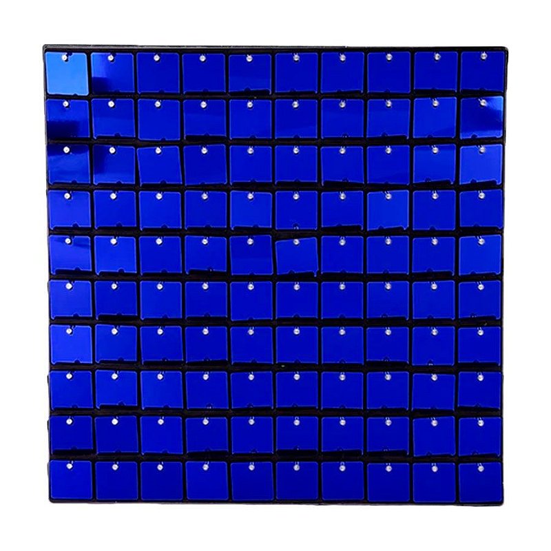 Painel Metalizado Shimmer Wall - Azul Escuro -30cm x 30cm - 1 unidade ...