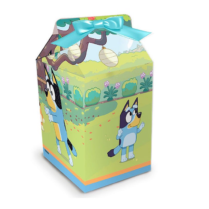 Caixa Milk - Bluey - 8 unidades - Festcolor - Rizzo - Rizzo Embalagens