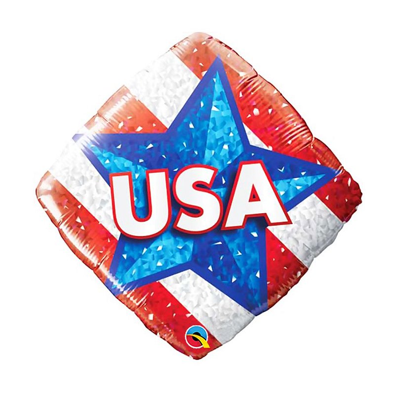 Balão de Festa Microfoil 18" 45cm - Diamante USA - 1 unidade - Qualatex ...