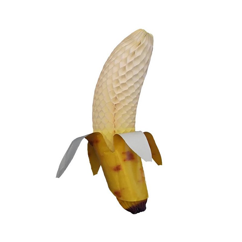 Enfeite de Papel Seda - Banana - 48cm - 1 unidade - Girotoy - Rizzo ...