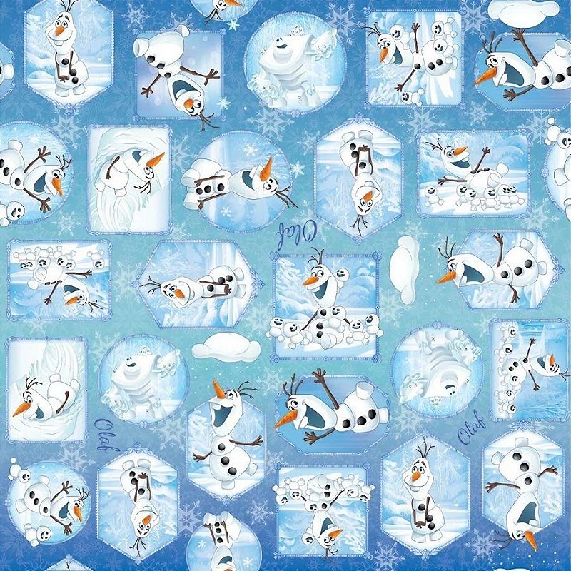 Folha para Ovos de Páscoa Frozen Olaf 69x89cm - 25 unidades - Cromus ...