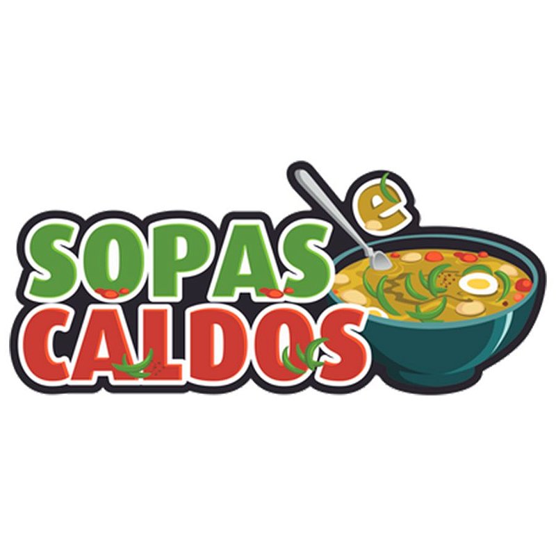 Placa de Sinalização Sopas e Caldos Festa Junina - 1 unidade - Rizzo ...