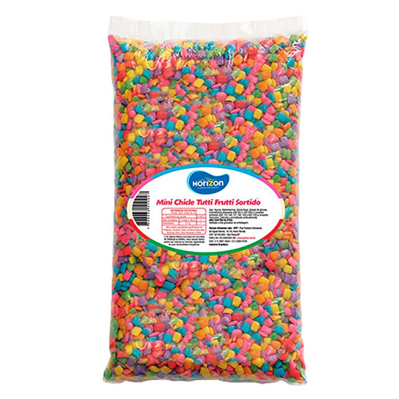 Mini Chiclete para Lembrancinha Sabor Tutti Frutti - Sortido - 350g - 1 ...