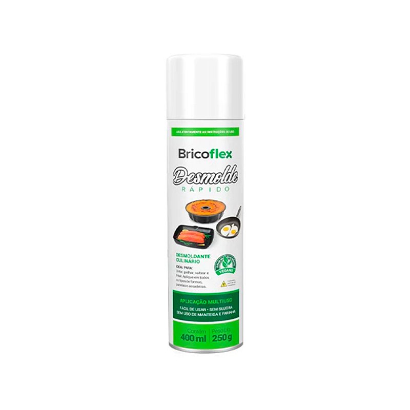 Spray Desmoldante - Desmolde Rápido - 400ml - 1 unidade - Bricoflex ...