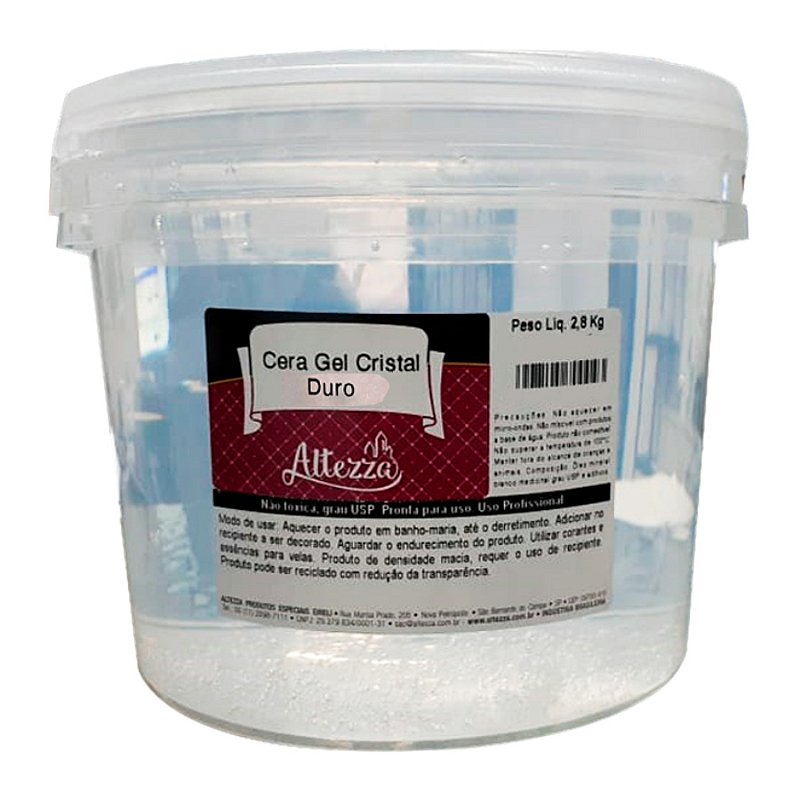 Cera Gel Cristal Duro para Vela - 1 unidade - Rizzo - Rizzo Embalagens