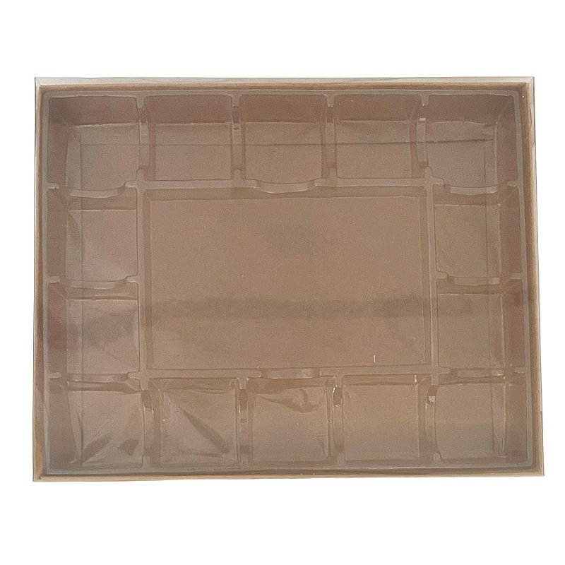 Caixa Placa e 14 Bombons - Kraft - 5 unidades - Crystal - Rizzo - Rizzo ...