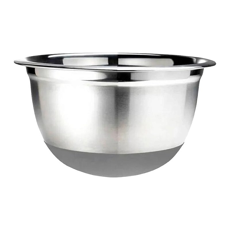 Bowl Multiuso Inox com Base de Silicone - 21cm - 1 unidade - Clink ...