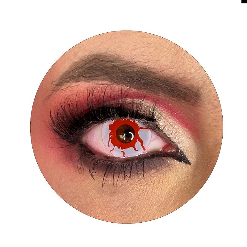 Lente de Contato Colorida Sem Grau - White Reaper - 2 unidades - Popper ...