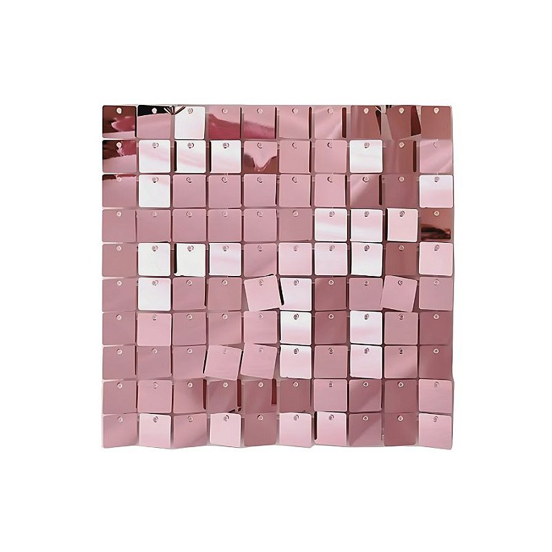 Painel Metalizado Shimmer Wall Rosa - 30x30cm - 1 unidade - Rizzo ...