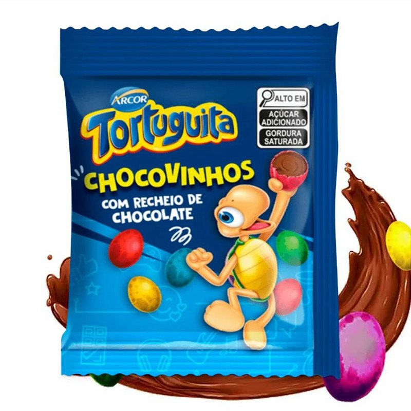 Ovinhos de Chocolate Coloridos Tortuguita - 50g - 1 unidade - Rizzo ...