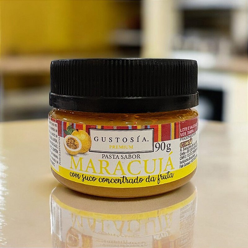 Pasta Saborizante Sabor Maracujá - 90g - 1 unidade - Gustosía - Rizzo ...