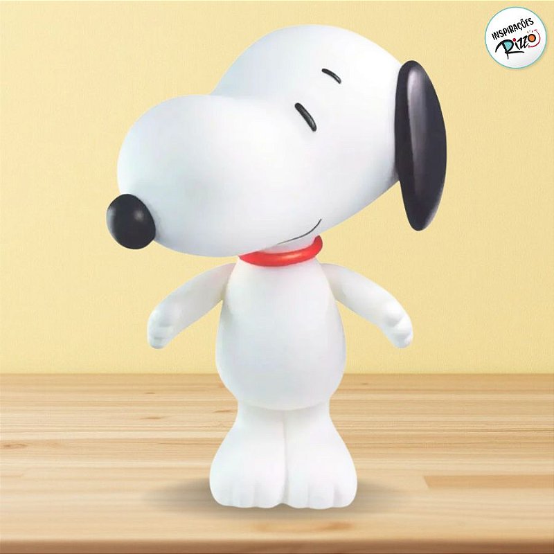 Boneco Snoopy de Vinil - 15cm - 01 unidade - Rizzo - Rizzo Embalagens
