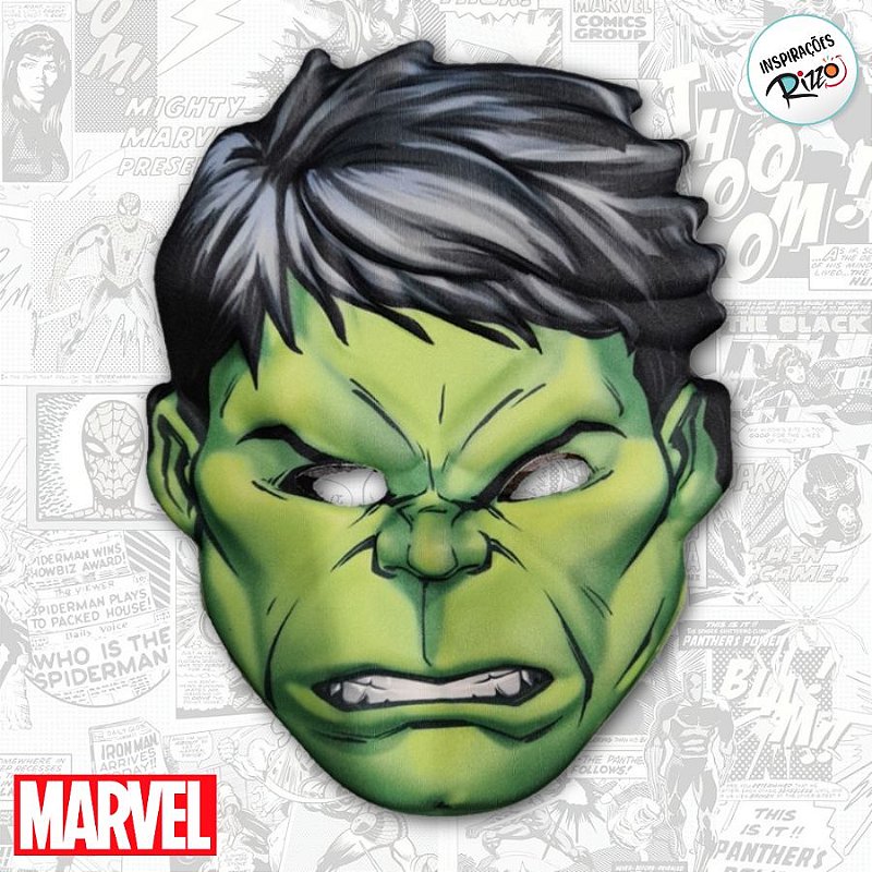 Máscara de EVA - Hulk - Vingadores - 1 unidade - Disney Original ...