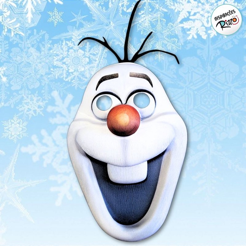 Máscara de EVA - Olaf - Frozen 2 - 1 unidade - Disney Original - Rizzo ...