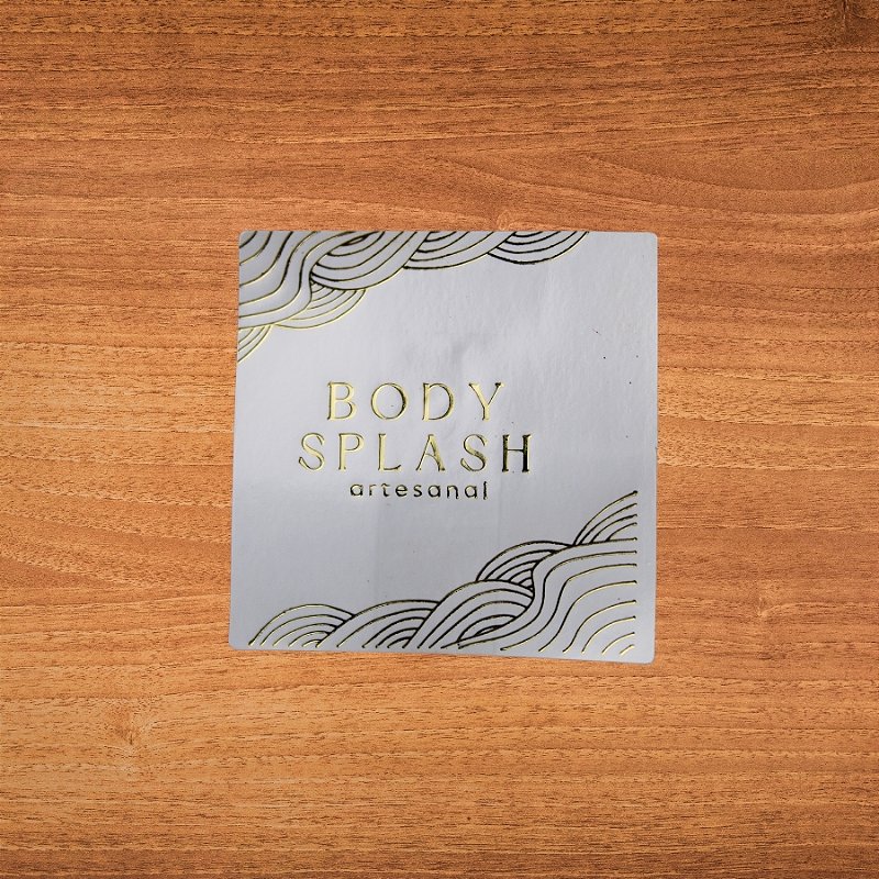 Adesivo Body Splash Gold - Ref.2352 - Hot Stamping - 4x4cm - 20 ...