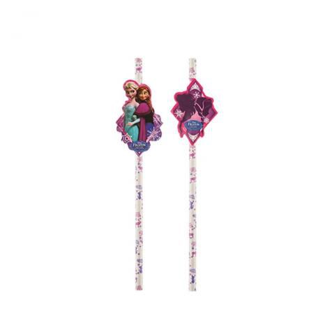 Canudo de Papel com Enfeite Festa Frozen - Rizzo Embalagens