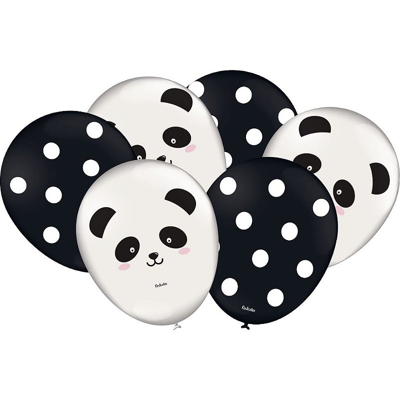 Balão Festa Panda - Rizzo Embalagens