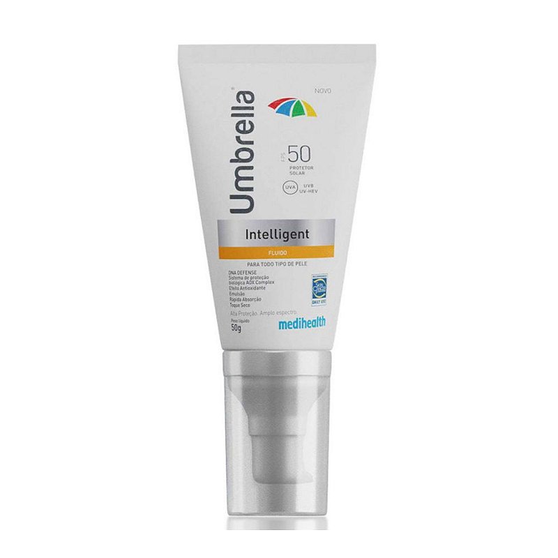 Megalabs Umbrella Intelligent Protetor Solar FPS50 Fluido 50g ...