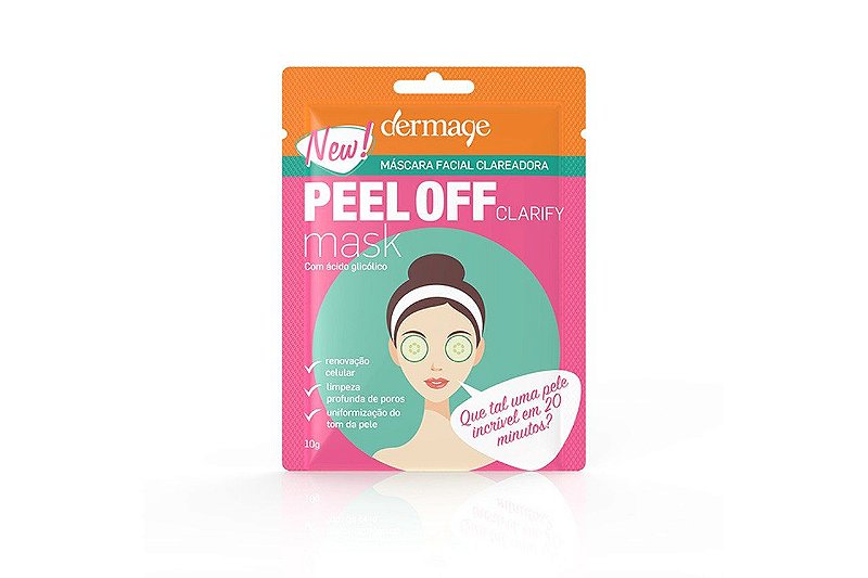 Dermage Peel Off Clarify Mask 10g - Cosméticos, Dermocosméticos e ...