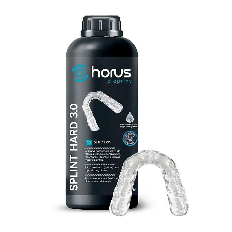 Resina 3D Bio Print Splint Hard 3.0 - 500g - Horus - Dental Ponto K ...