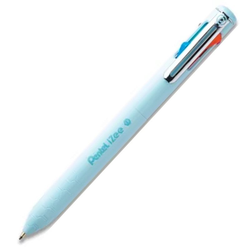 CANETA 4 CORES IZEE AZUL 0,7MM PENTEL - GRAFITTE - Papelaria Grafitte ...