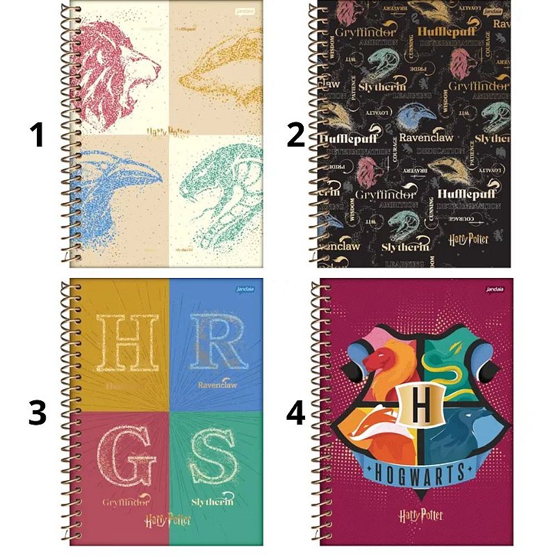 CADERNO COLEGIAL 10M 160FL HARRY POTTER JANDAIA - Grafitte - Papelaria ...