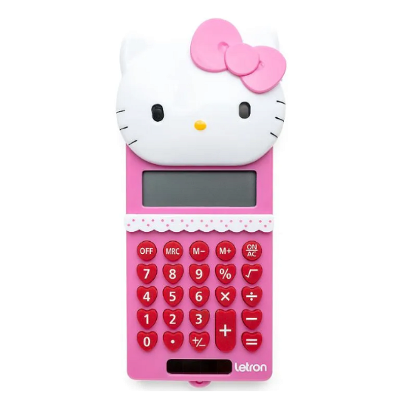 CALCULADORA 8 DIGITOS HELLO KITTY 99344 LEONORA - Papelaria Grafitte | Papelaria para inspirar!
