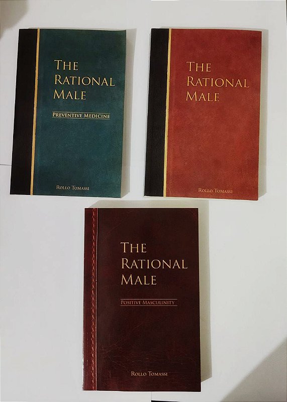 Kit 3 Livros - The Rational Male - Rollo Tomassi - Seboterapia - Livros