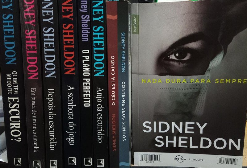 Kit Sidney Sheldon 8 Livros - 10 Obras - Seboterapia - Livros