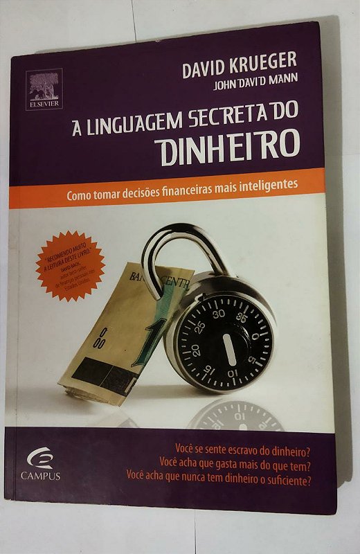 A Linguagem Secreta Do Dinheiro - David Krueger - Seboterapia - Livros