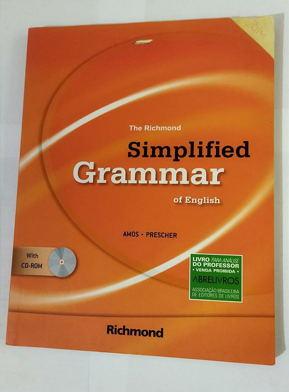 Simplified Grammar of English (Ingles) - Seboterapia - Livros