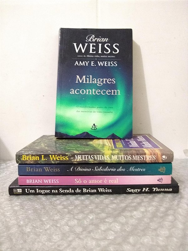 Coleção Brian Weiss C/ 5 Volumes - Seboterapia - Livros