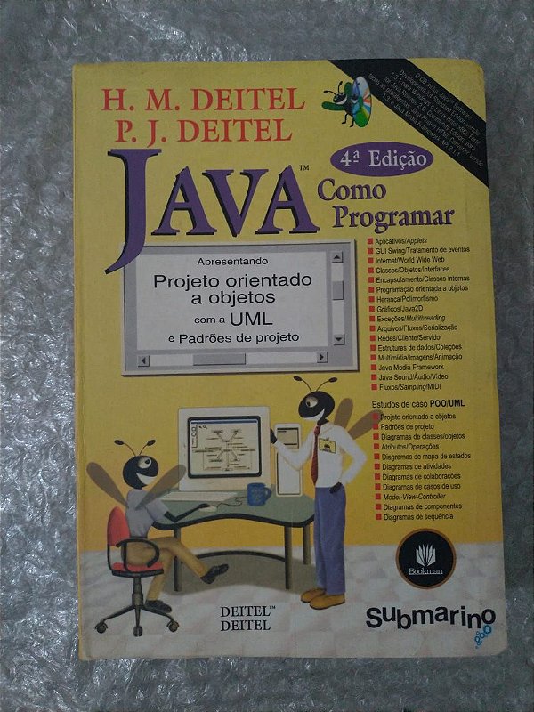 Java Como Programar - H. M. Deitel e P. J. Deitel - Seboterapia - Livros Java Como Programar - H. M. Deitel e P. J. Deitel - Seboterapia - Livros
