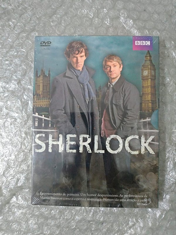 DVD Sherlock - BBC - 1ª Temporada - 3 Discos - Seboterapia - Livros