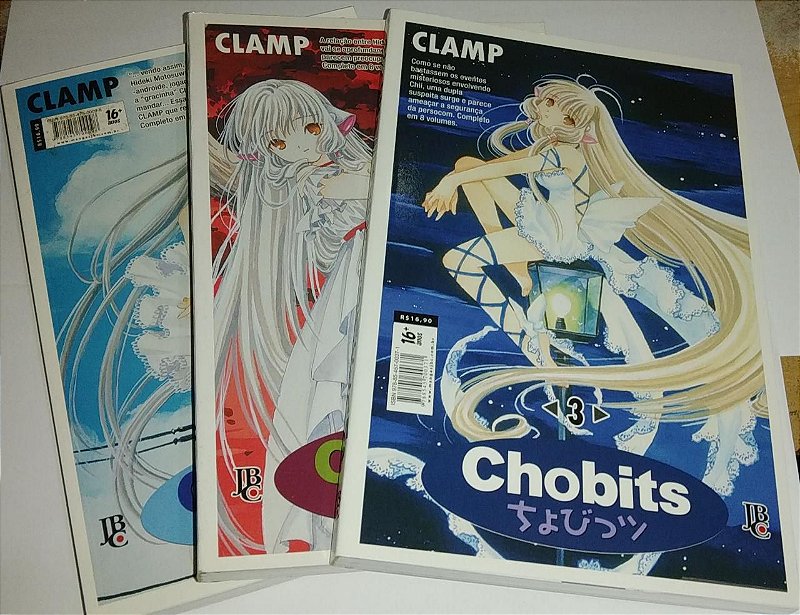 Chobits Clamp mangás 1 ao 3 - Segunda série - Seboterapia - Livros