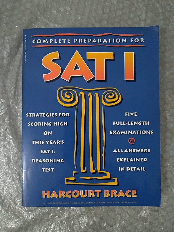 Complete Preparation For Sat I - Harcourt Brace - Seboterapia - Livros