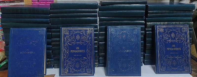 Coleção Os Pensadores Editora Abril 1ª Edição Capa Dura Azul - 56 ...