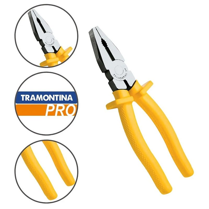Alicate Universal 8 Isolado 1000v Tramontina Master - Trevisan e Rotta - Trevisan & Rotta ...
