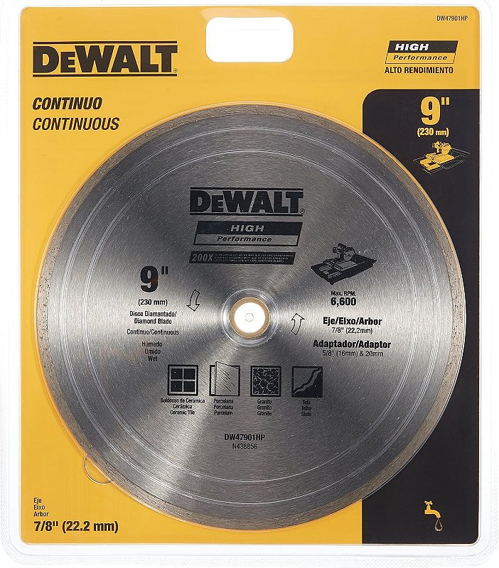 Disco Diamantado Continuo 9" 230MM - DW47901HP DEWALT - Amazon ...
