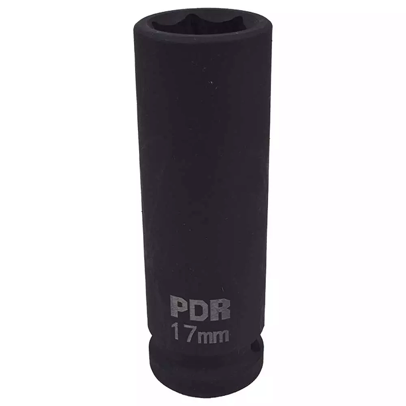 Soquete de Impacto Longo 1/2" 17MM Preto - PRO-1217L BERLINER - Amazon ...